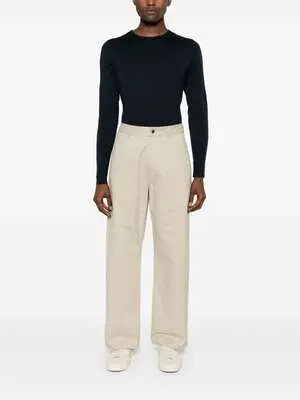 Sunspel Fine-knit Merino Jumper - Blue