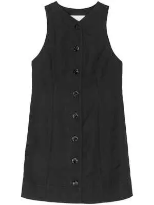 GANNI Bow-detail Mini Dress