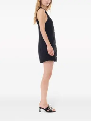 GANNI Bow-detail Mini Dress