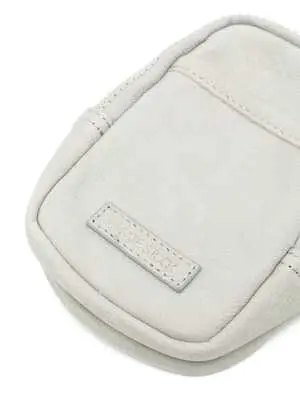 PRIVATE STOCK LABS Kew Zip Leather Pouch - Grey
