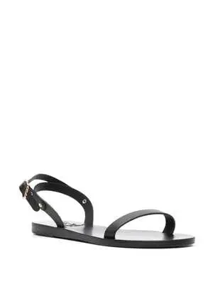 ANCIENT GREEK SANDALS Irida Leather Sandals - Black