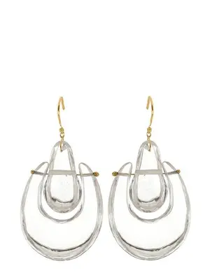 TEN THOUSAND THINGS 18kt Yellow O'keeffe Crystal Earrings - Gold