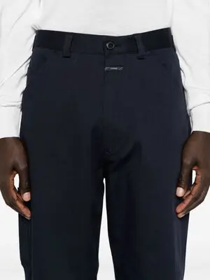 Closed Tapered-leg Twill Trousers