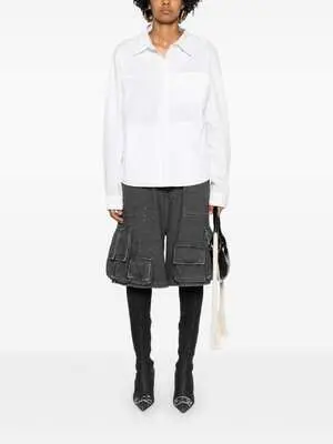 ENTIRE STUDIOS Classic-collar Cotton Shirt