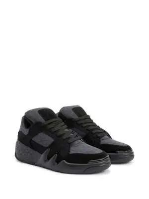 GIUSEPPE ZANOTTI Talon Logo-patch Sneakers - Black