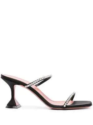Women's Amina Muaddi Black Sandals