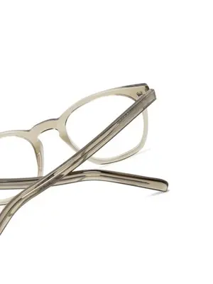 Saint Laurent Sl 28 Square-frame Glasses - Brown