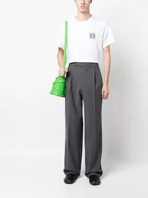 Loewe Cotton Embroidered-logo T-shirt - White