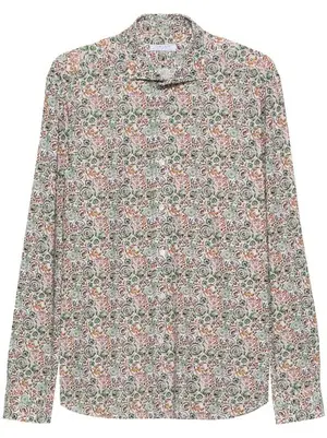 ORIAN Abstract-pattern Long-sleeve Shirt