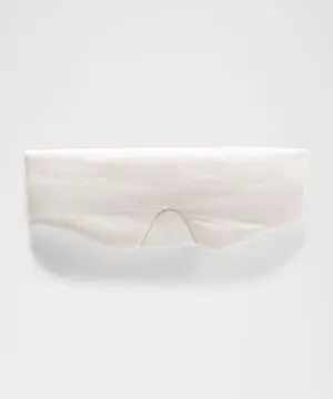 Lululemon Rest And Restore Eye Mask Heathered Light Ivory