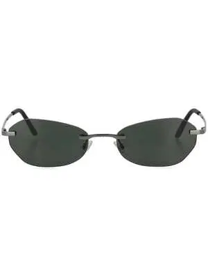 Our Legacy Oval-frame Sunglasses - Black