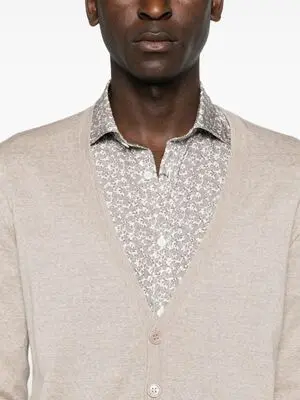 Giorgio Armani V-neck Virgin Wool Cardigan
