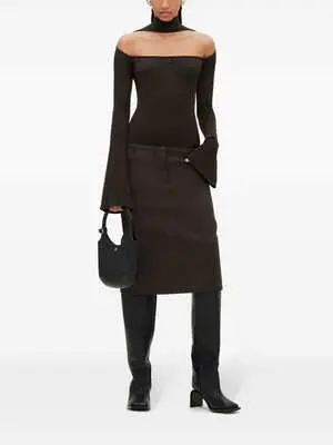 COURREGES Cut-out Ribbed Jumper