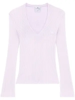 Courreges V Neck Knitwear For Women