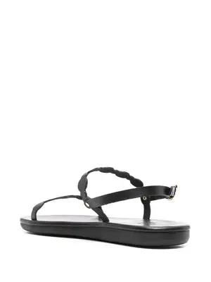 ANCIENT GREEK SANDALS Orion Leather Sandals - Black