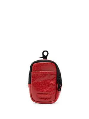 PRIVATE STOCK LABS Leather Zip Pouch - Red