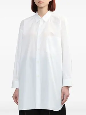 Comme Des Garçons Drop-shoulder Cotton Shirt
