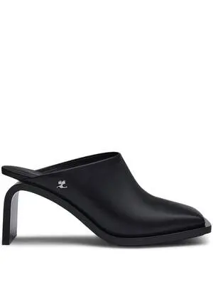 COURREGES Stream 75mm Leather Mules