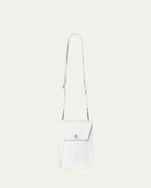 Akris Anouk Small Messenger Bag - Ecru