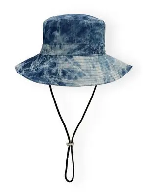 GANNI Washed Denim Bucket Hat