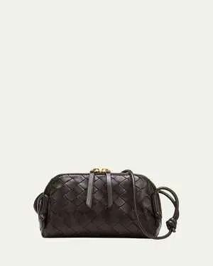 Bottega Veneta Intrecciato Leather Pouch Shoulder Bag - Fondant
