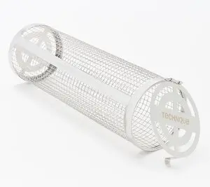 TECHNIQUE 2-pc Small & Large S/s Mesh Rolling Grill Baskets