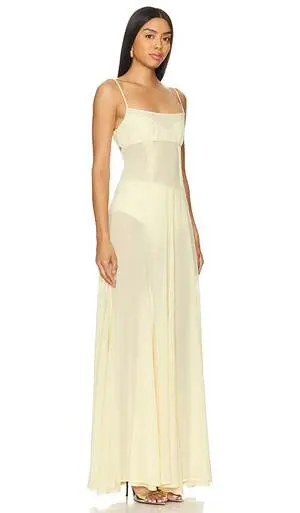 CAMILA COELHO Dia Maxi Dress - Sunlight Yellow