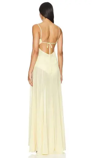 CAMILA COELHO Dia Maxi Dress - Sunlight Yellow
