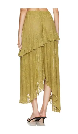 WeWoreWhat Lace Ruffle Skirt