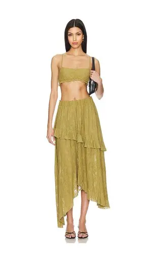 WeWoreWhat Lace Ruffle Skirt