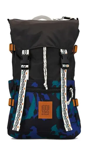 TOPO DESIGNS Rover Pack Classic Backpack - Black & Tectonic