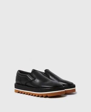 Stella McCartney Sneak-elyse Platform Slippers - Black