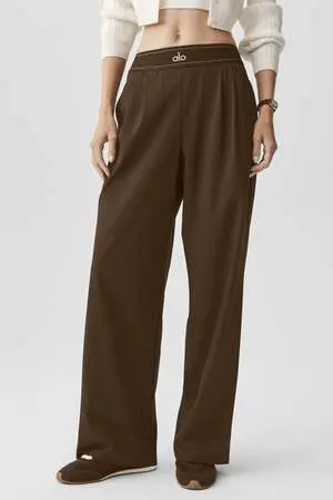 Alo Yoga Suit Up Long Trousers - Espresso