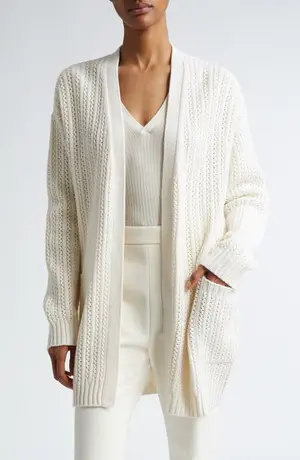 Max Mara Balzac Wool & Cashmere Cardigan - Vanilla