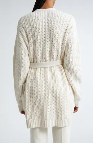 Max Mara Balzac Wool & Cashmere Cardigan - Vanilla
