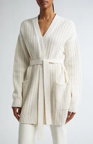 Max Mara Balzac Wool & Cashmere Cardigan - Vanilla