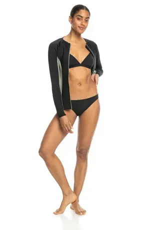 Roxy Pro Performance Long Sleeve Zip-up Rashguard