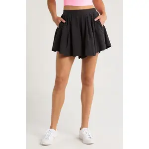 Free People Center Court Shorts - Black
