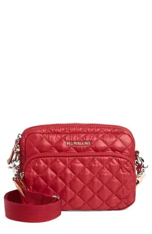 Mz Wallace MZ Wallace Small Metro Quilted Camera Bag Apple