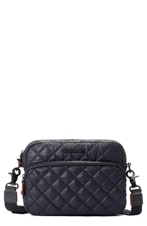 Mz Wallace Small Metro Quilted Camera Bag - Black