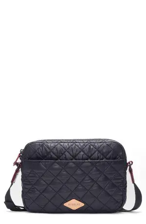 Mz Wallace Small Metro Quilted Camera Bag - Black