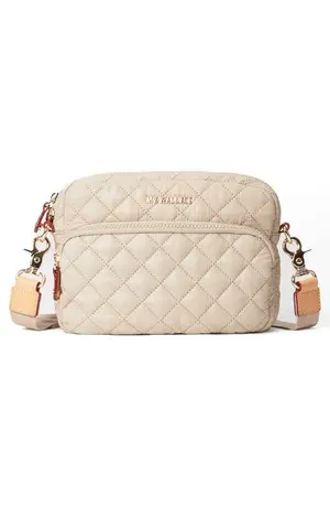 Mz Wallace MZ Wallace Small Metro Quilted Camera Bag Buff