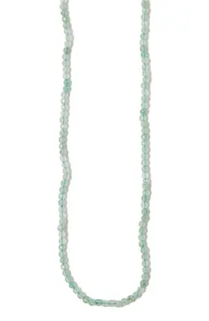 Argento Vivo Aventurine Beaded Necklace - Turquoise