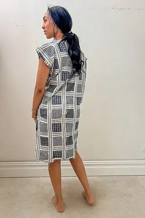 ANNA CORINNA Reworked Vintage Quilt Smock Dress