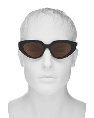 Celine Cat Eye 53mm Sunglasses - Black/brown Solid