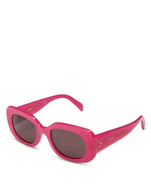 Celine Square Sunglasses, 51mm - Pink/brown Solid