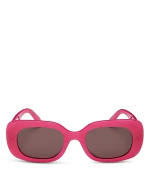 Celine Square Sunglasses, 51mm - Pink/brown Solid