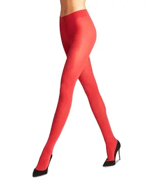 Falke Pure Matt 50 Tights - Scarlet