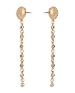 Ettika Polished Chain Link Drop Earrings - Gold