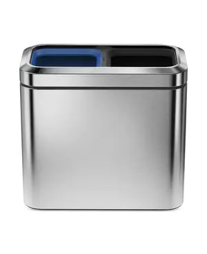SIMPLEHUMAN 20 Liter Recycling Office Trash Can